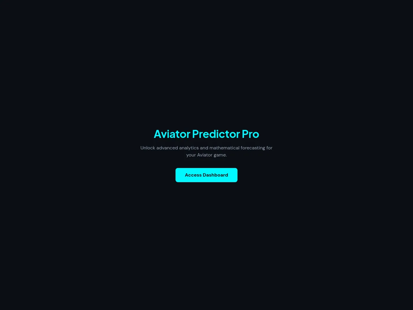 Aviator Predictor Pro