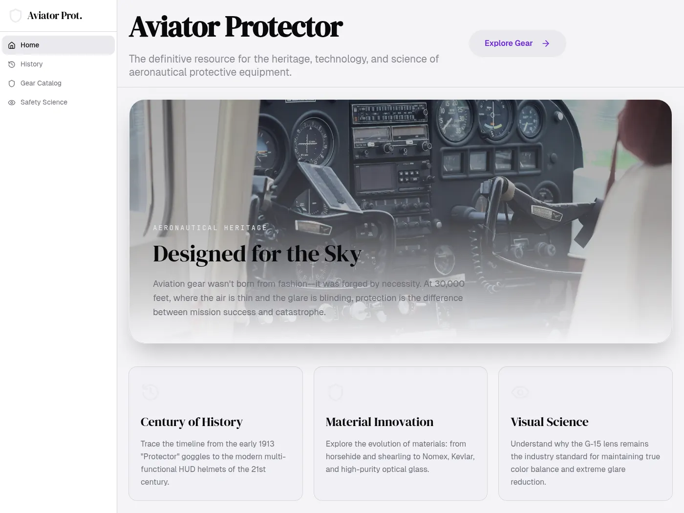 Aviator Protector Info