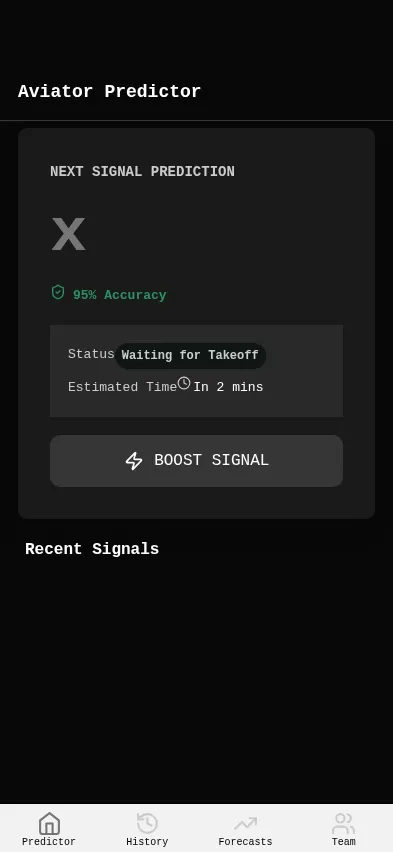 Aviator Signal Predictor
