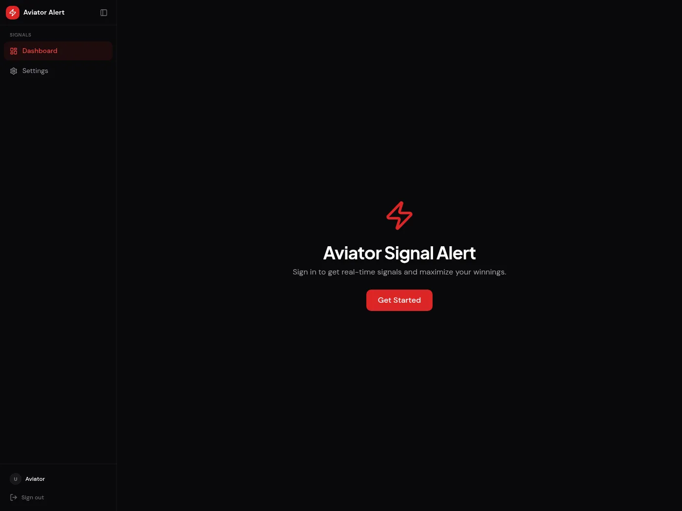 Aviator Signal Alert