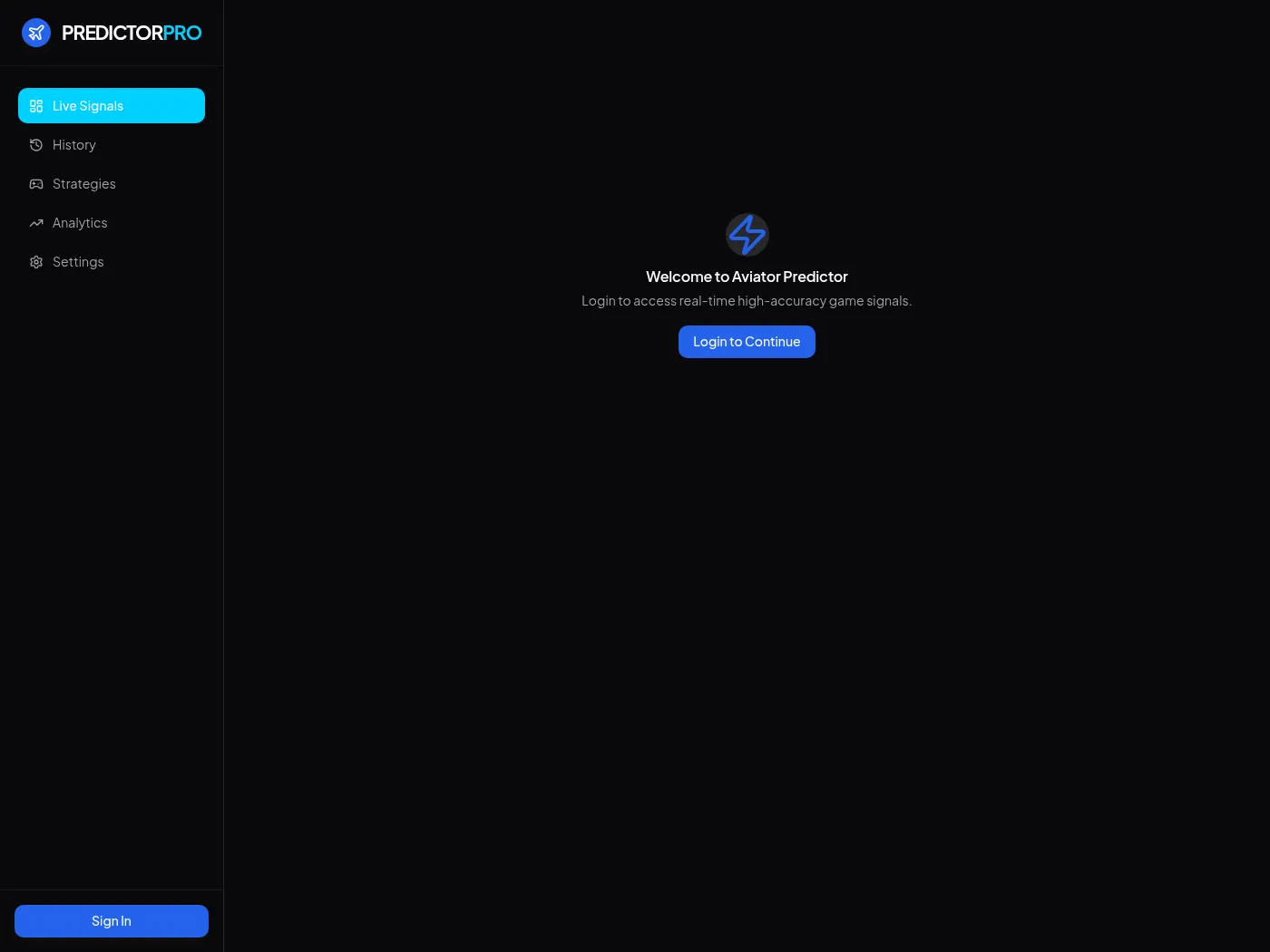 Aviator Signal Predictor
