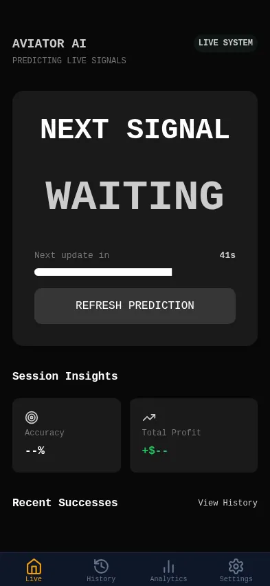 Aviator Signal Predictor