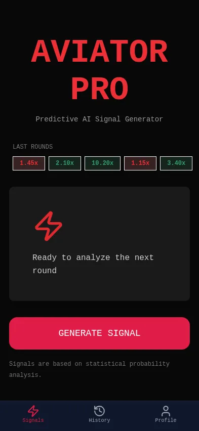 Aviator Signal Generator