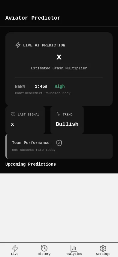 Aviator Signal Predictor