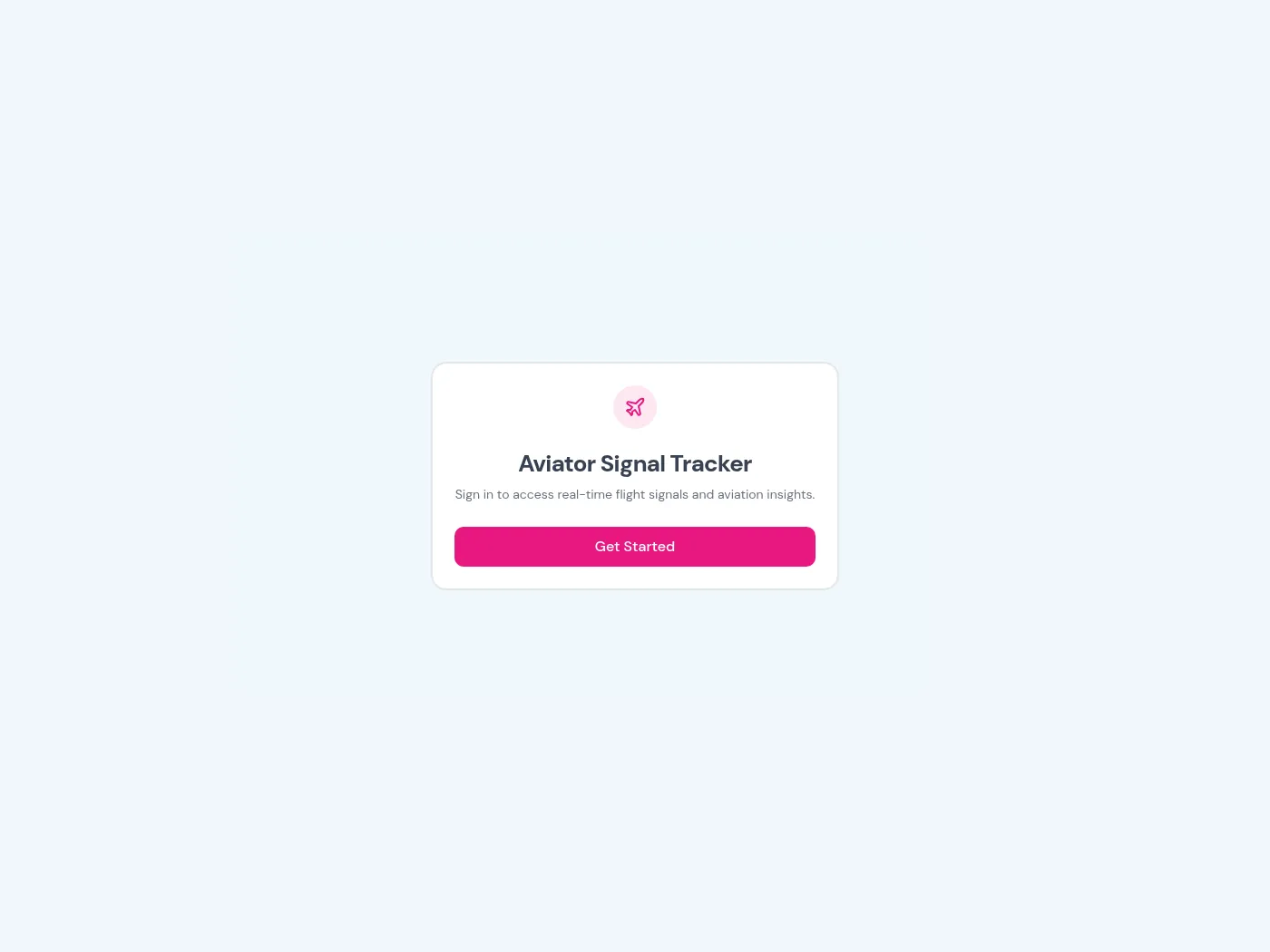Aviator Signal Tracker