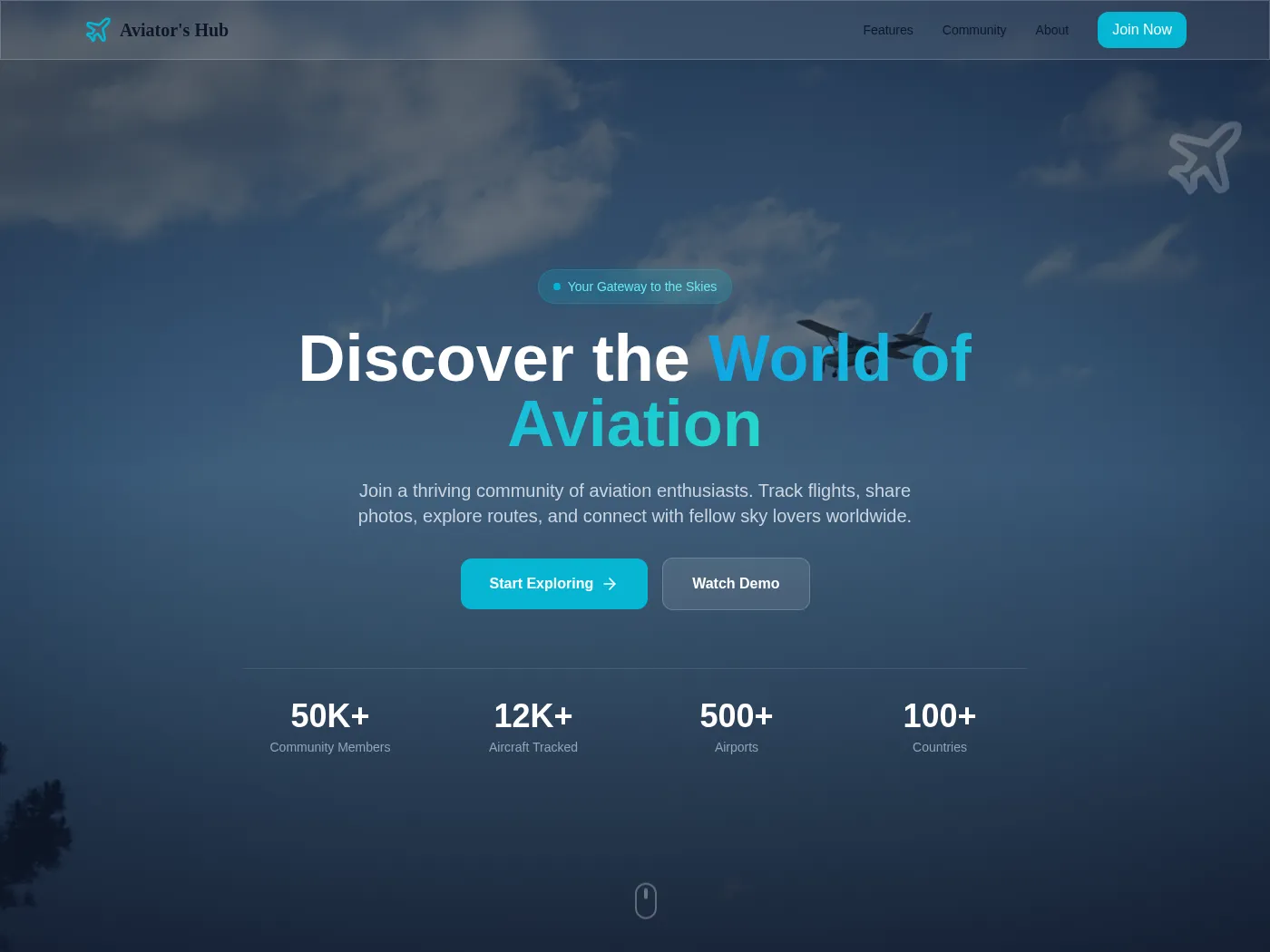 Aviator's Hub by Devarth