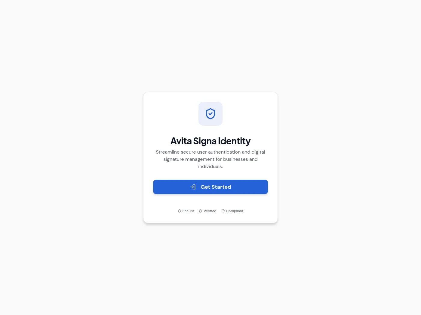 Avita Signa Identity