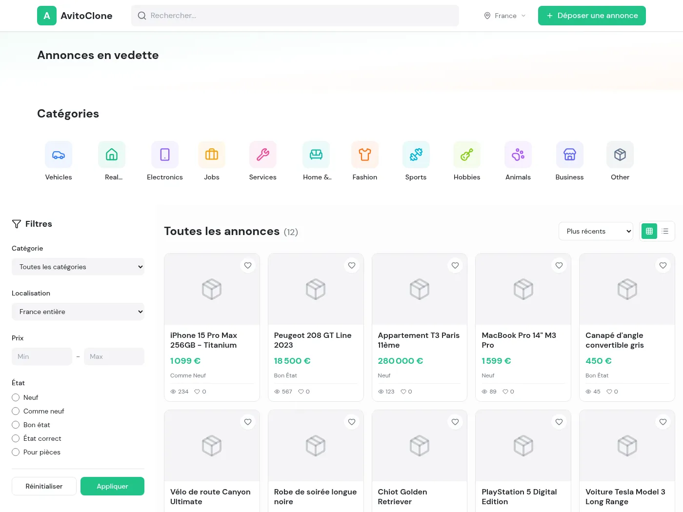 Avito Style Marketplace