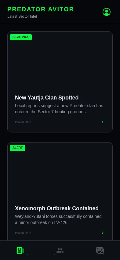 Predator Avitor App