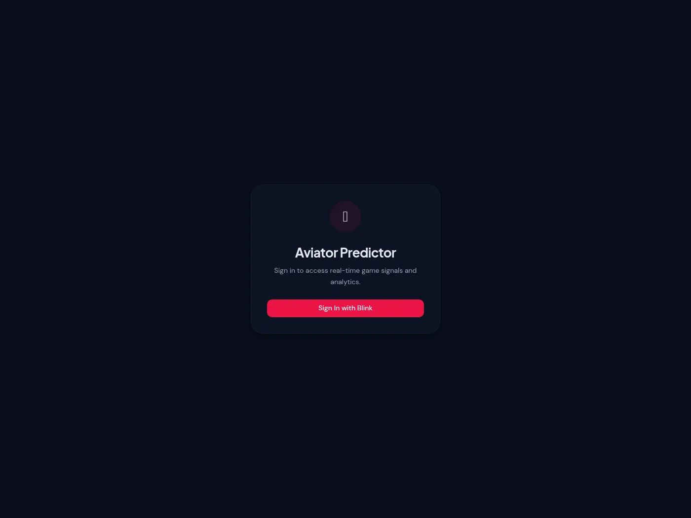 Avitor Predictor