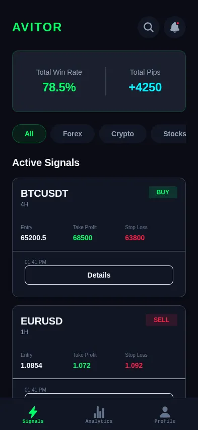 Avitor Signal
