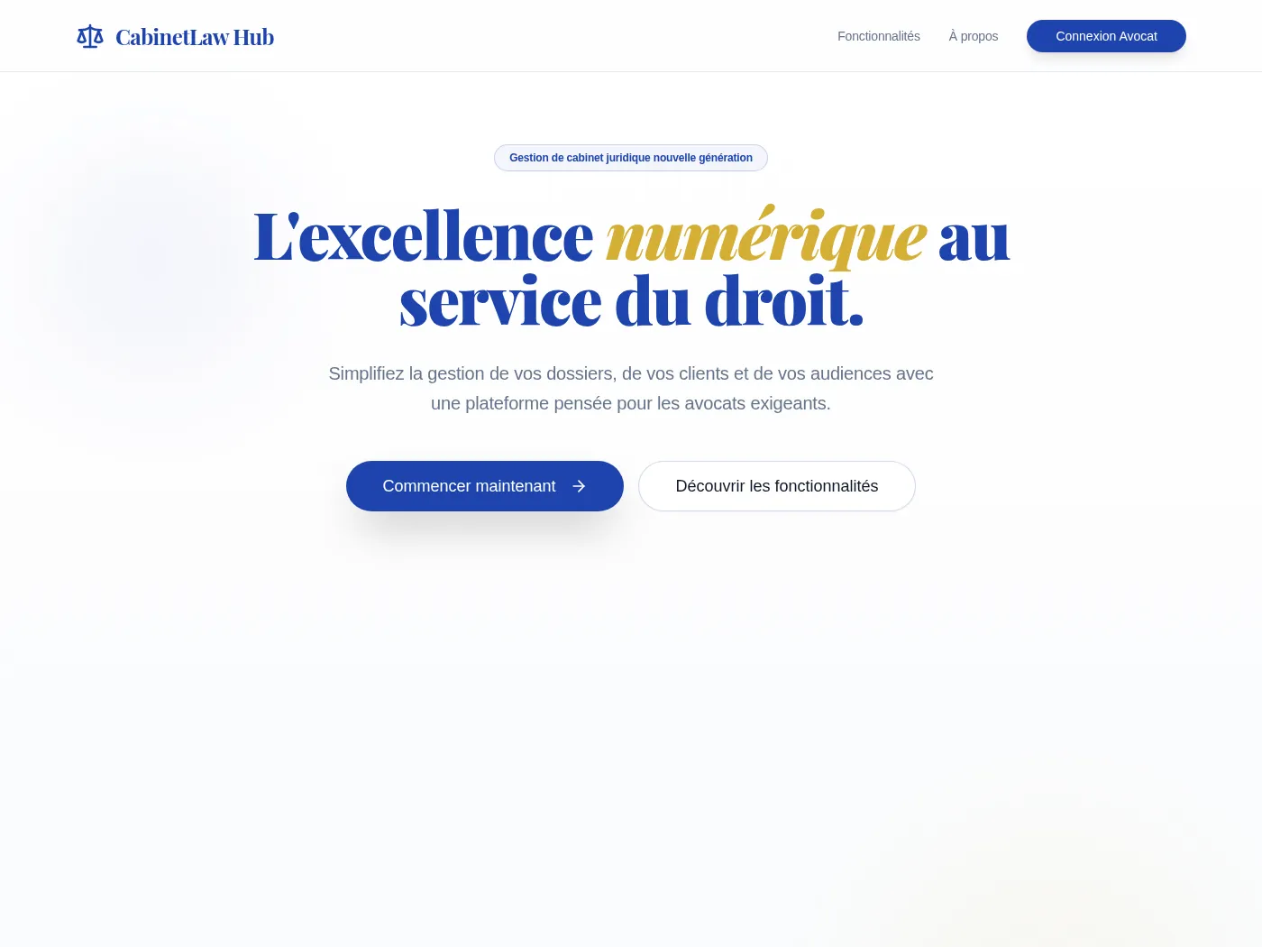 CabinetLaw Hub
