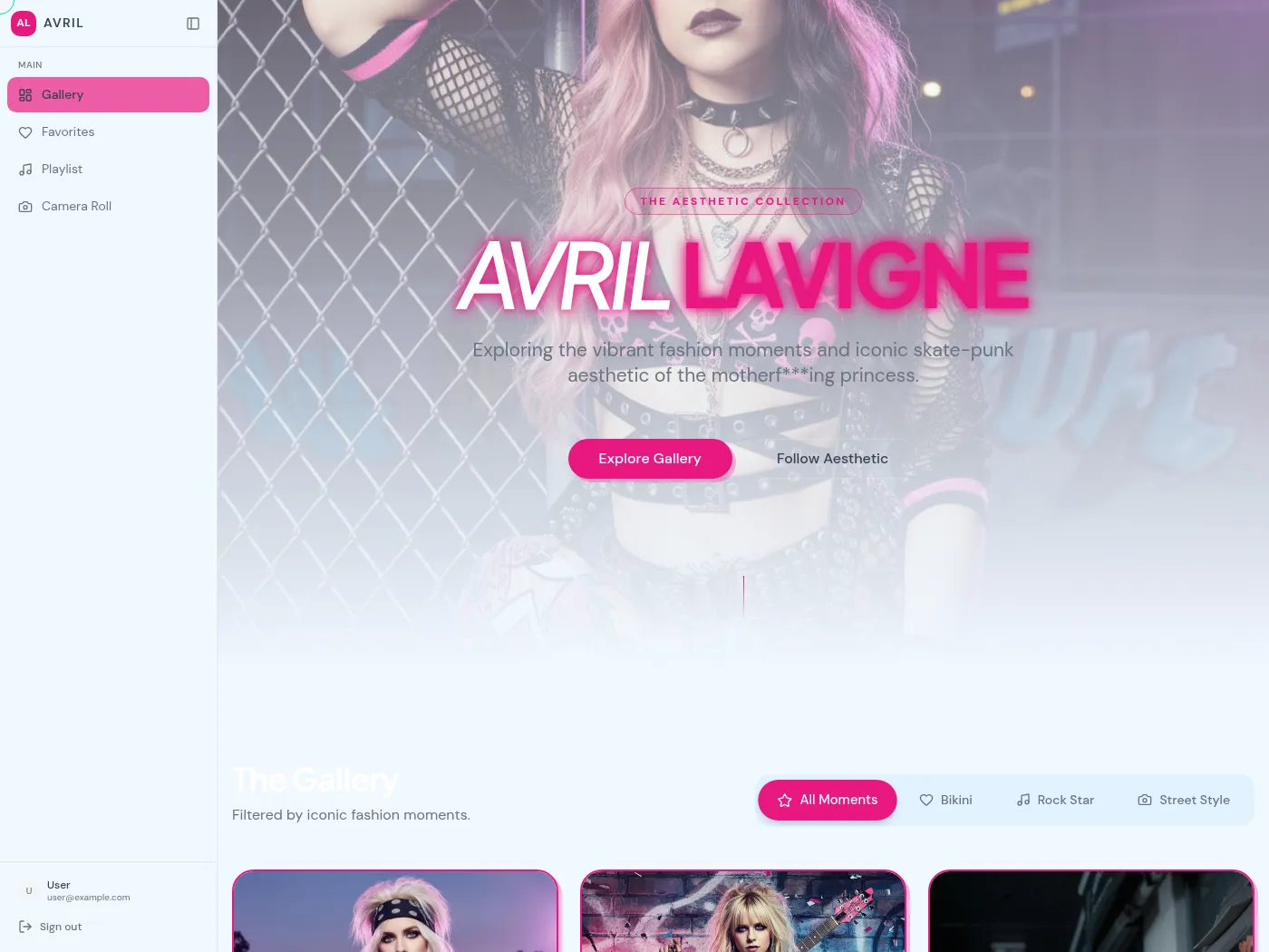 Avril Aesthetic Gallery