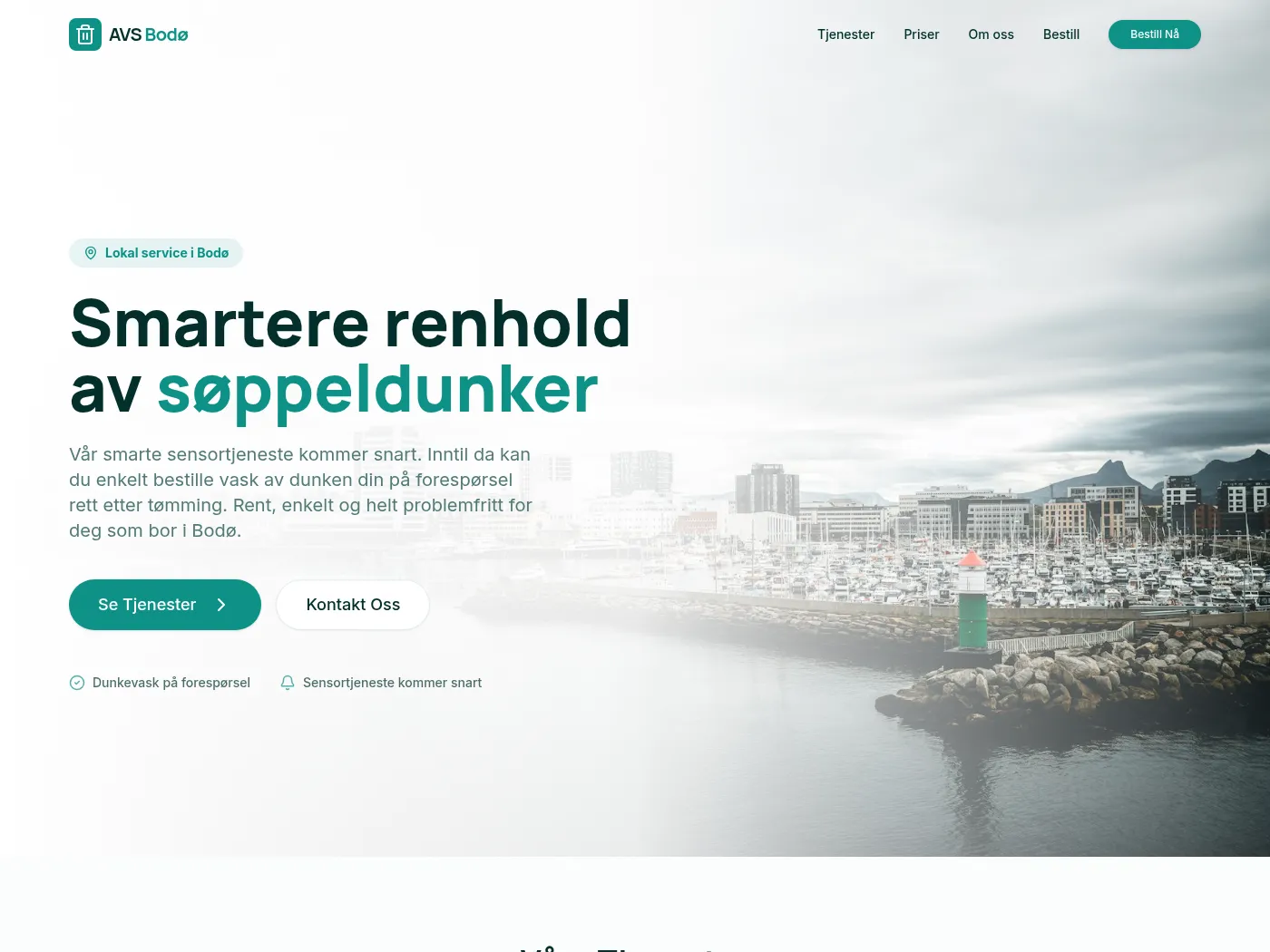 AVS Service Webpage