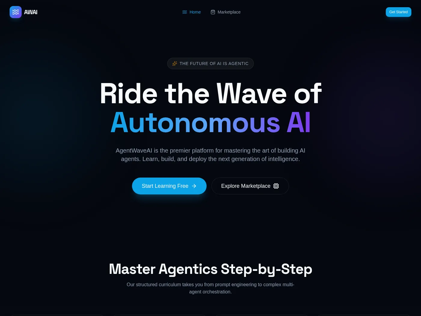AgentWaveAI Learning Platform