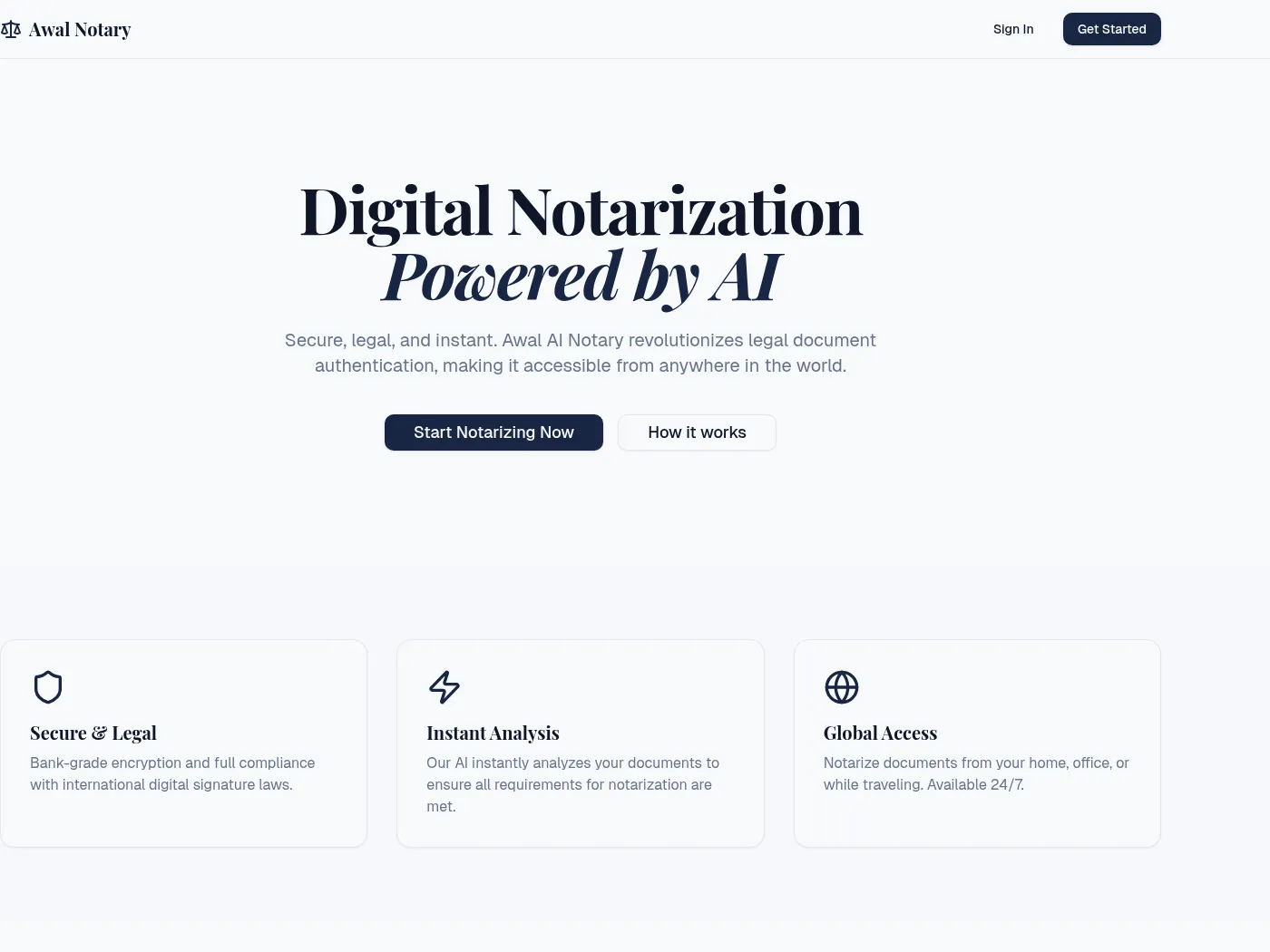 Awal AI Notary