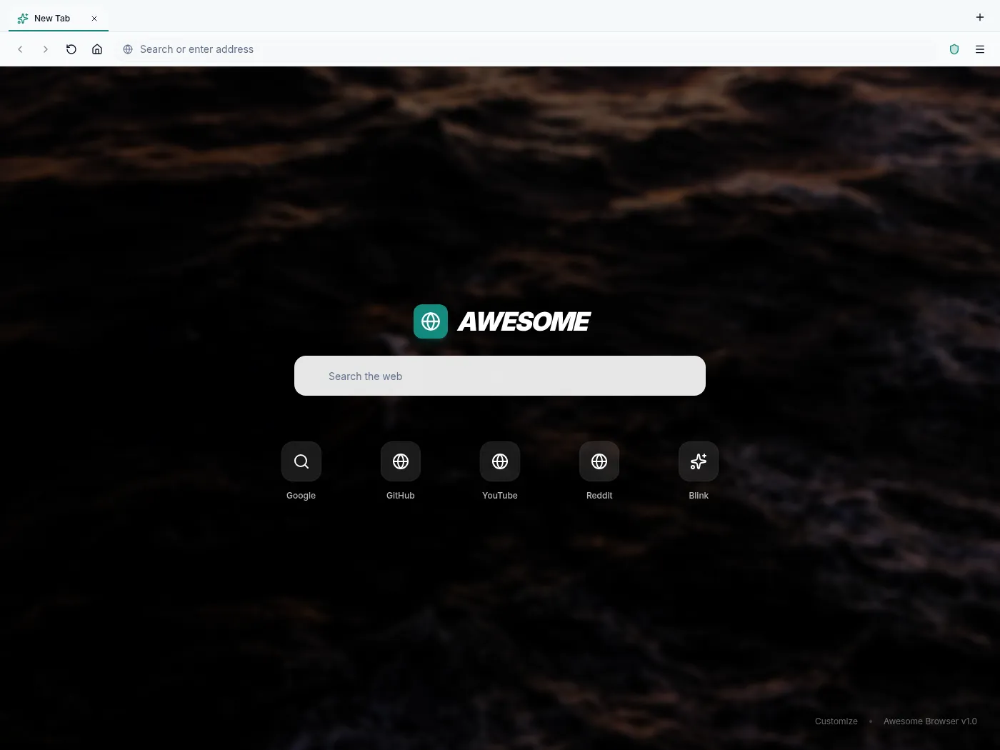 Awesome Web Browser