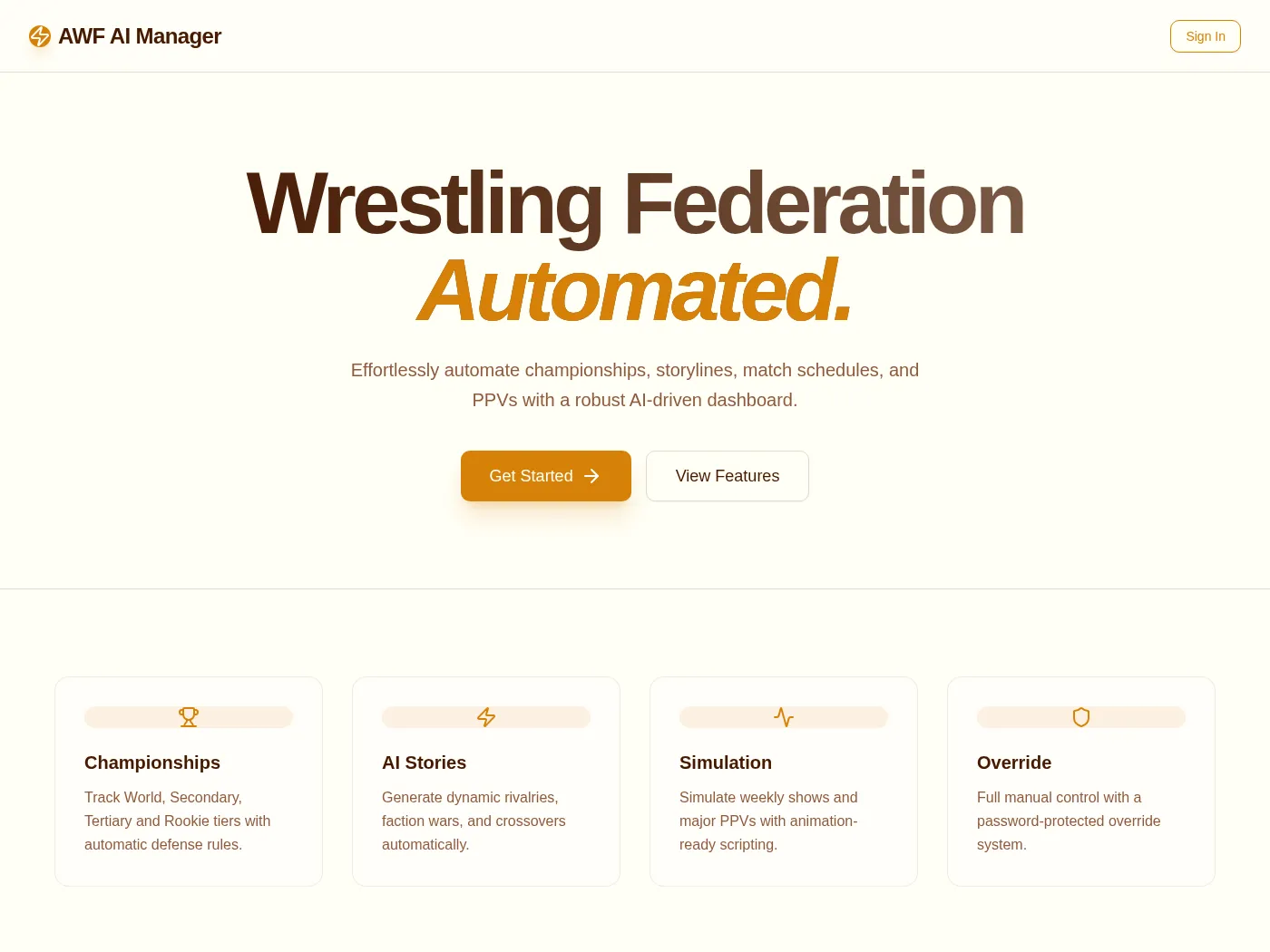 AWF AI Federation Manager