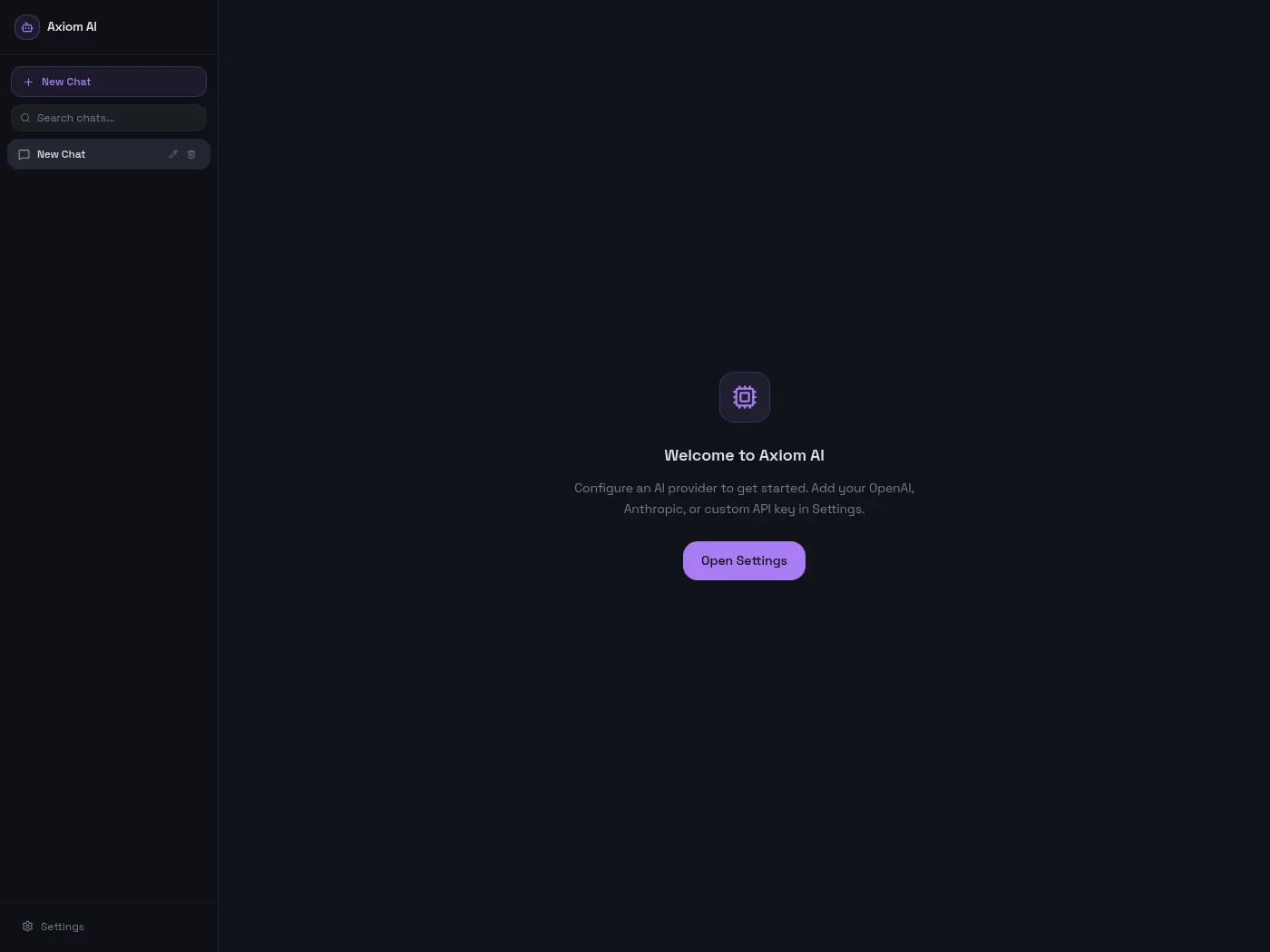 Axiom AI Desktop