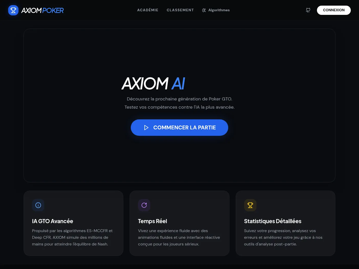 AXIOM Poker AI