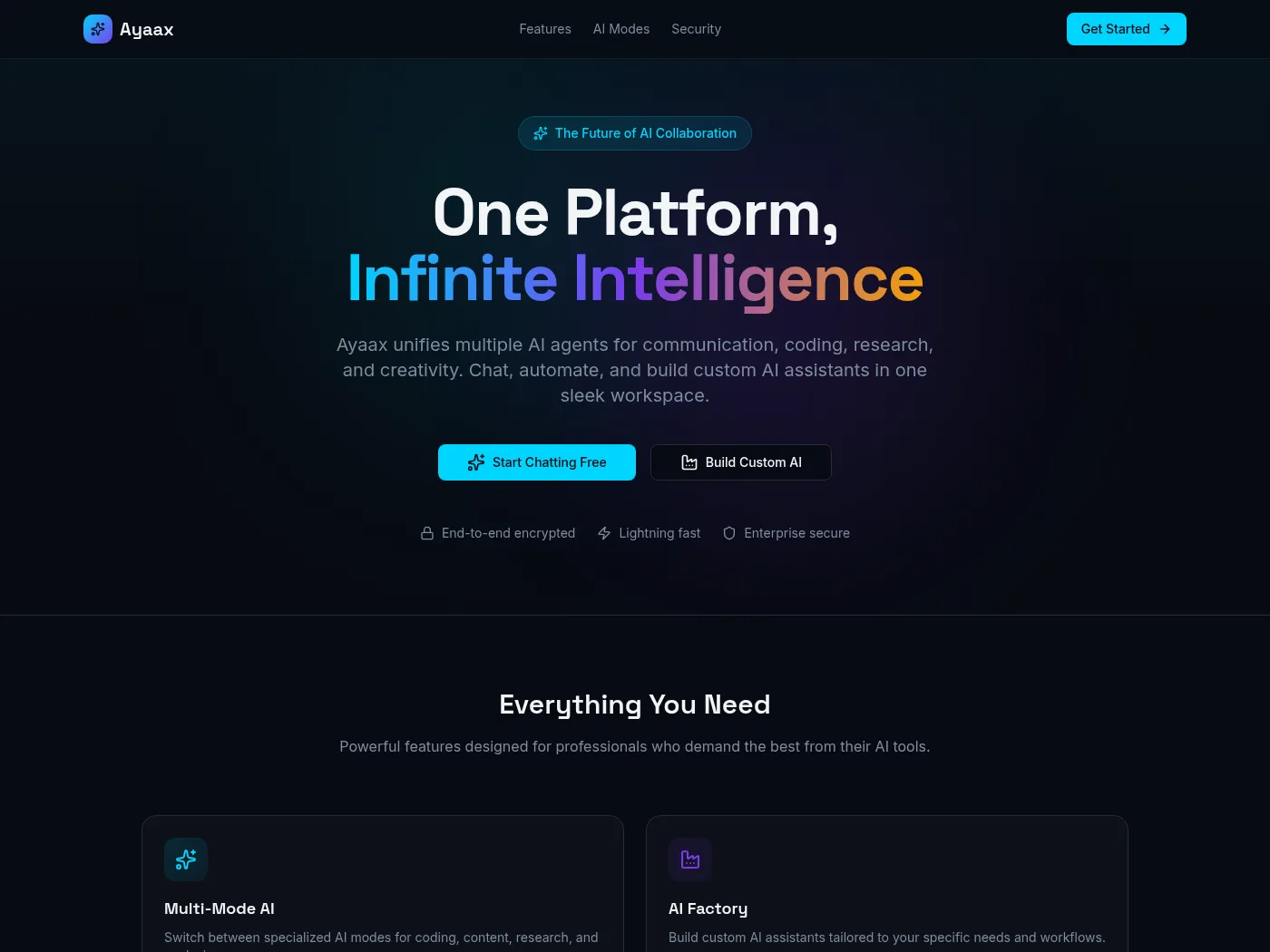 Ayaax AI Workspace
