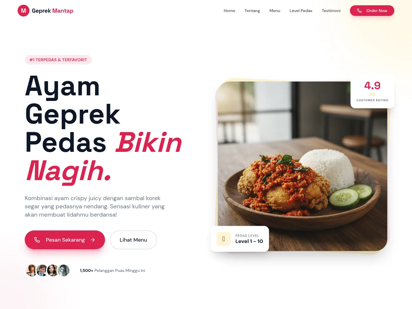 Ayam Geprek Mantap Site