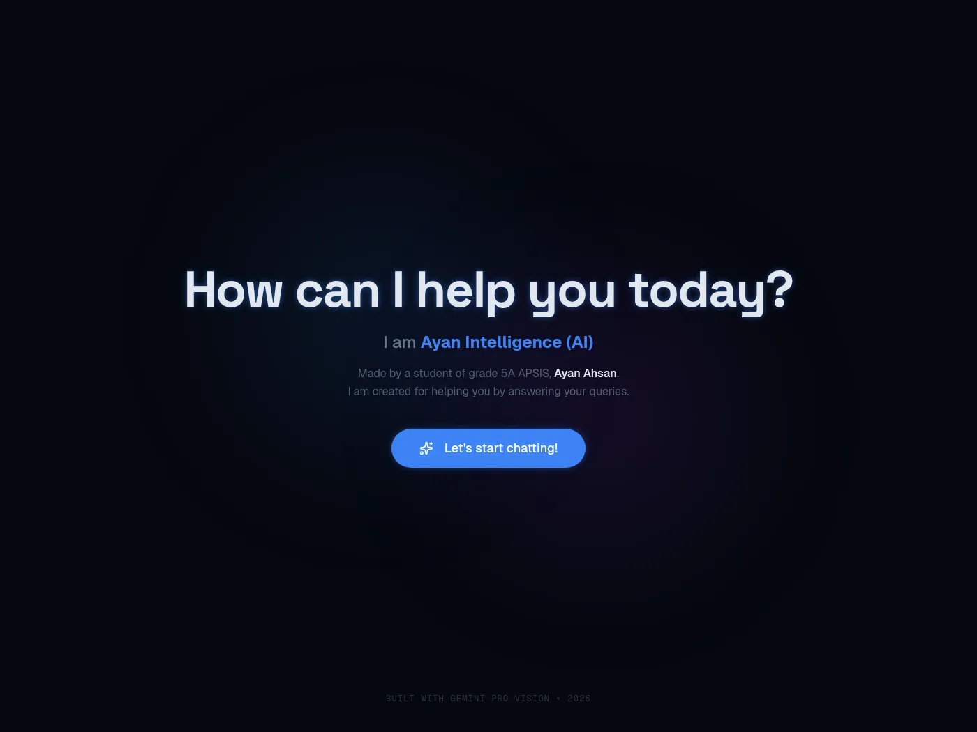Ayan Intelligence Chatbot