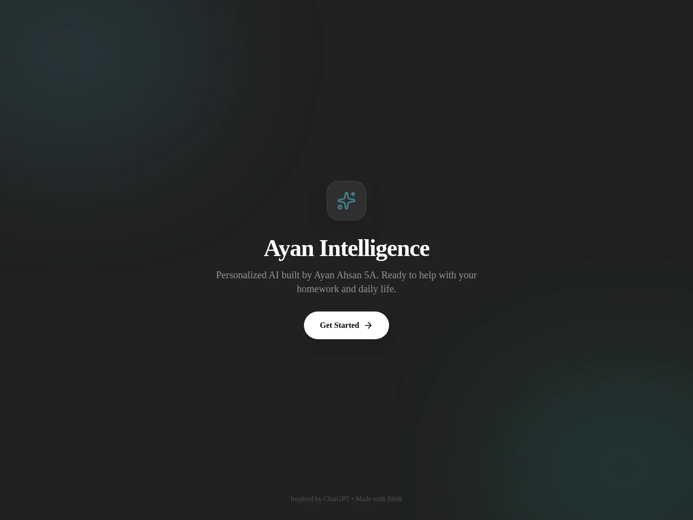 Ayan Intelligence Chatbot