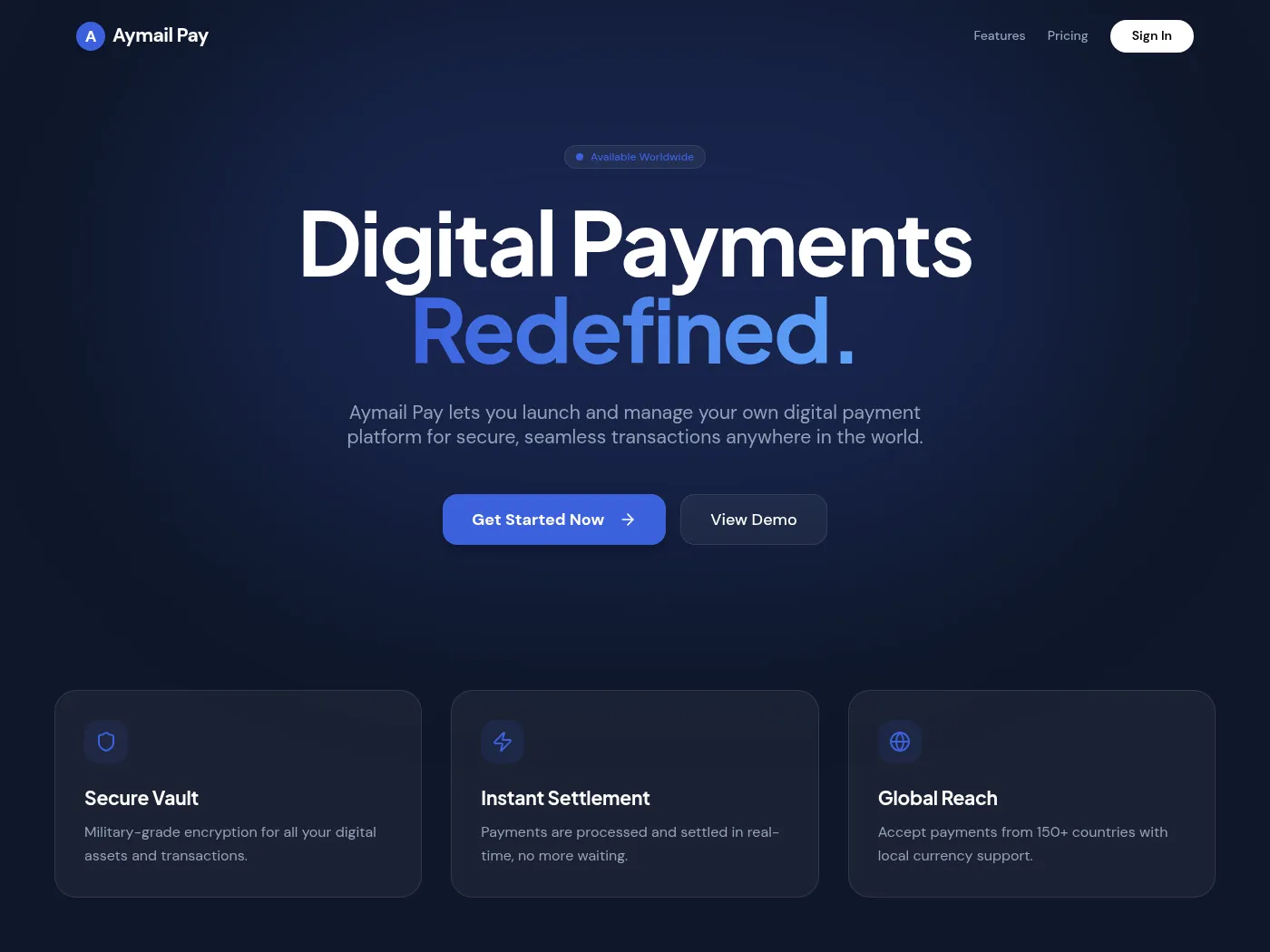 Aymail Pay Platform