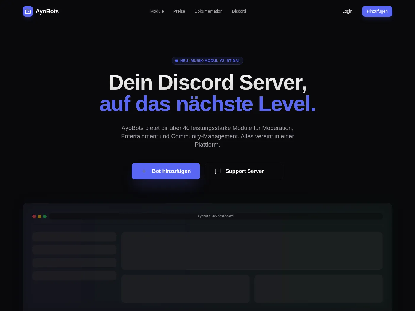Ayobots Frontend Clone