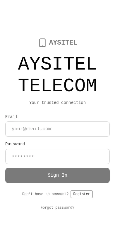 AYSITEL Telecom Pro App