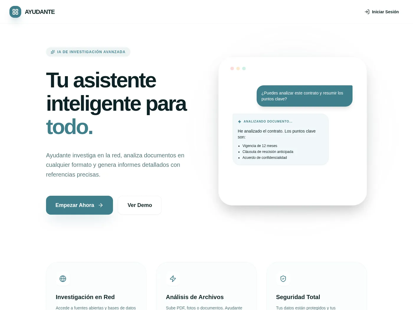 Ayudante AI Assistant