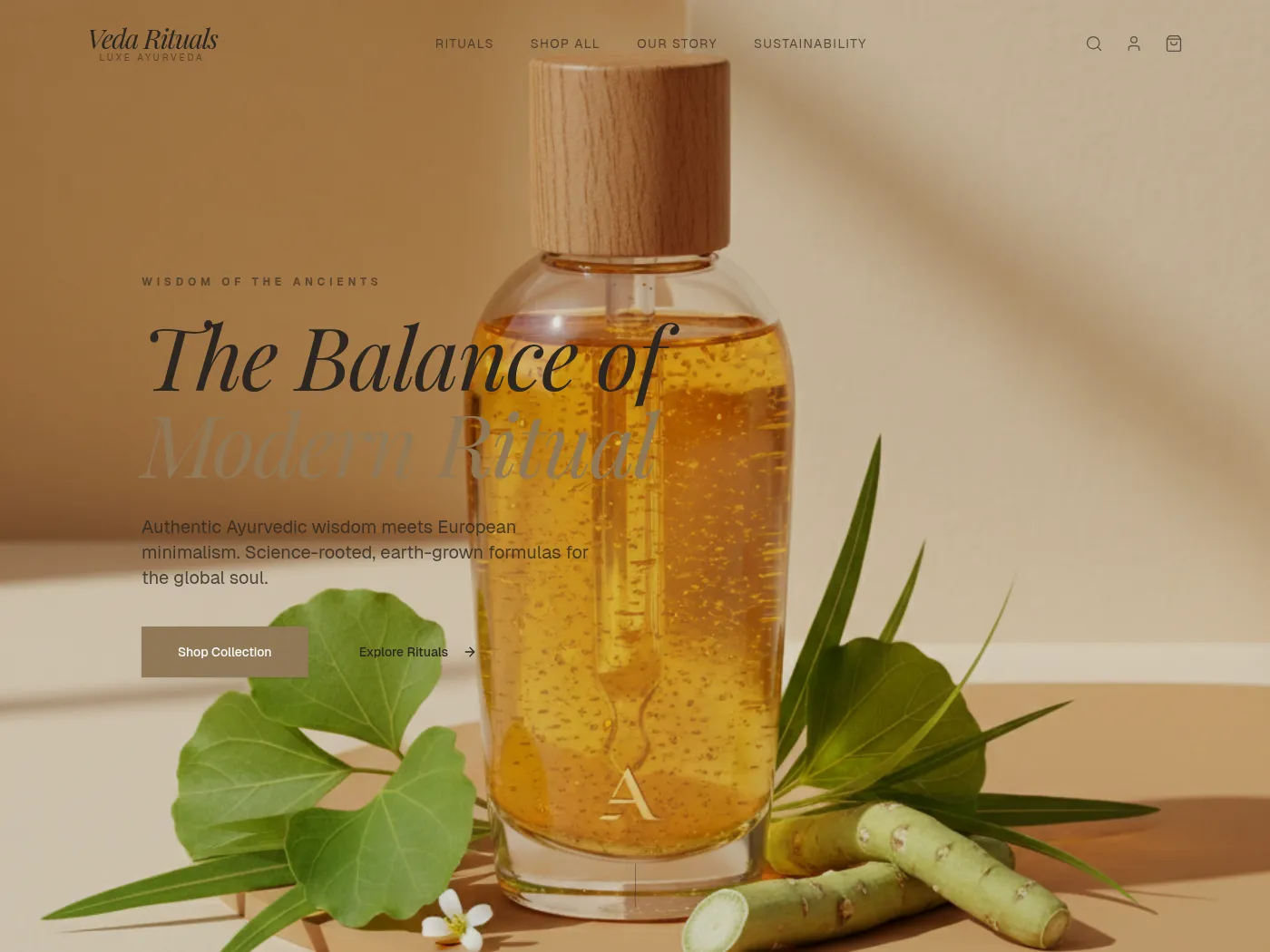 Ayurveda Luxe E-Commerce