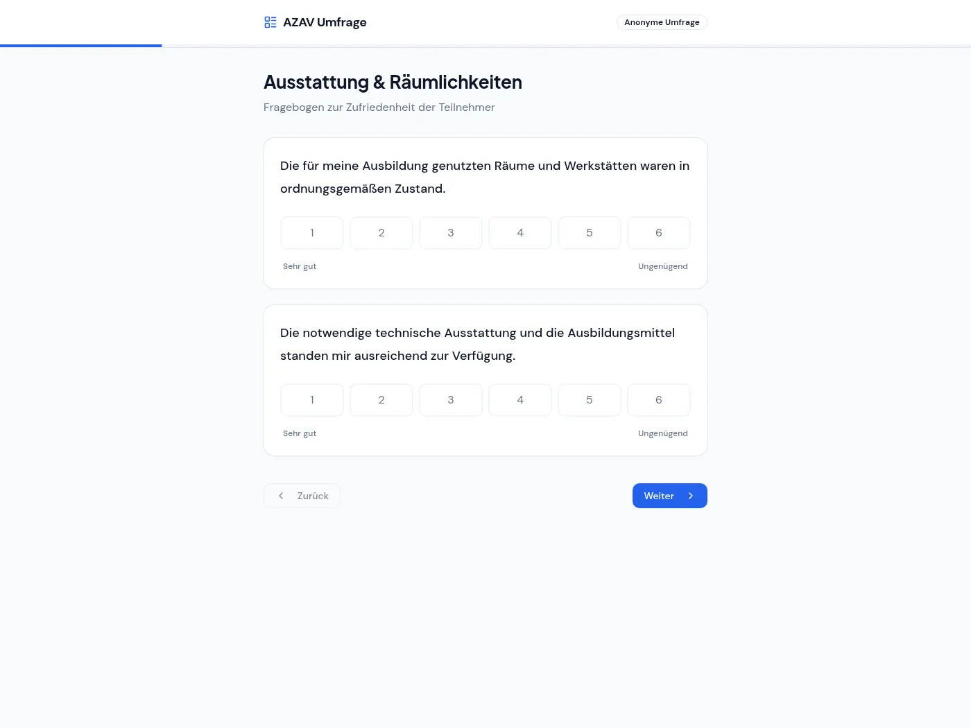 AZAV Survey Portal