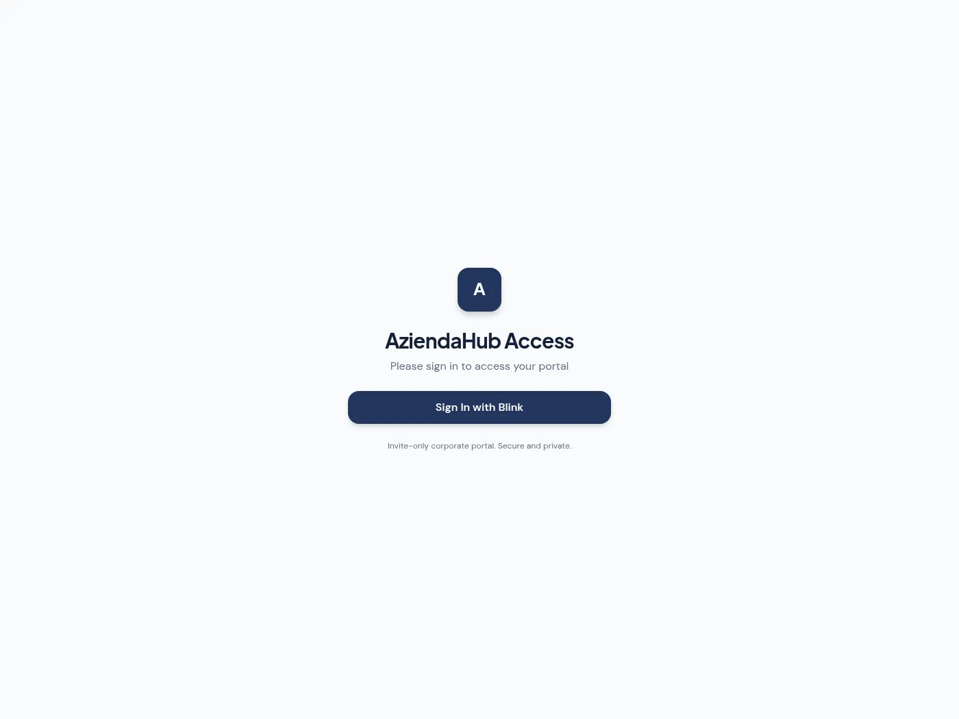 AziendaHub Access