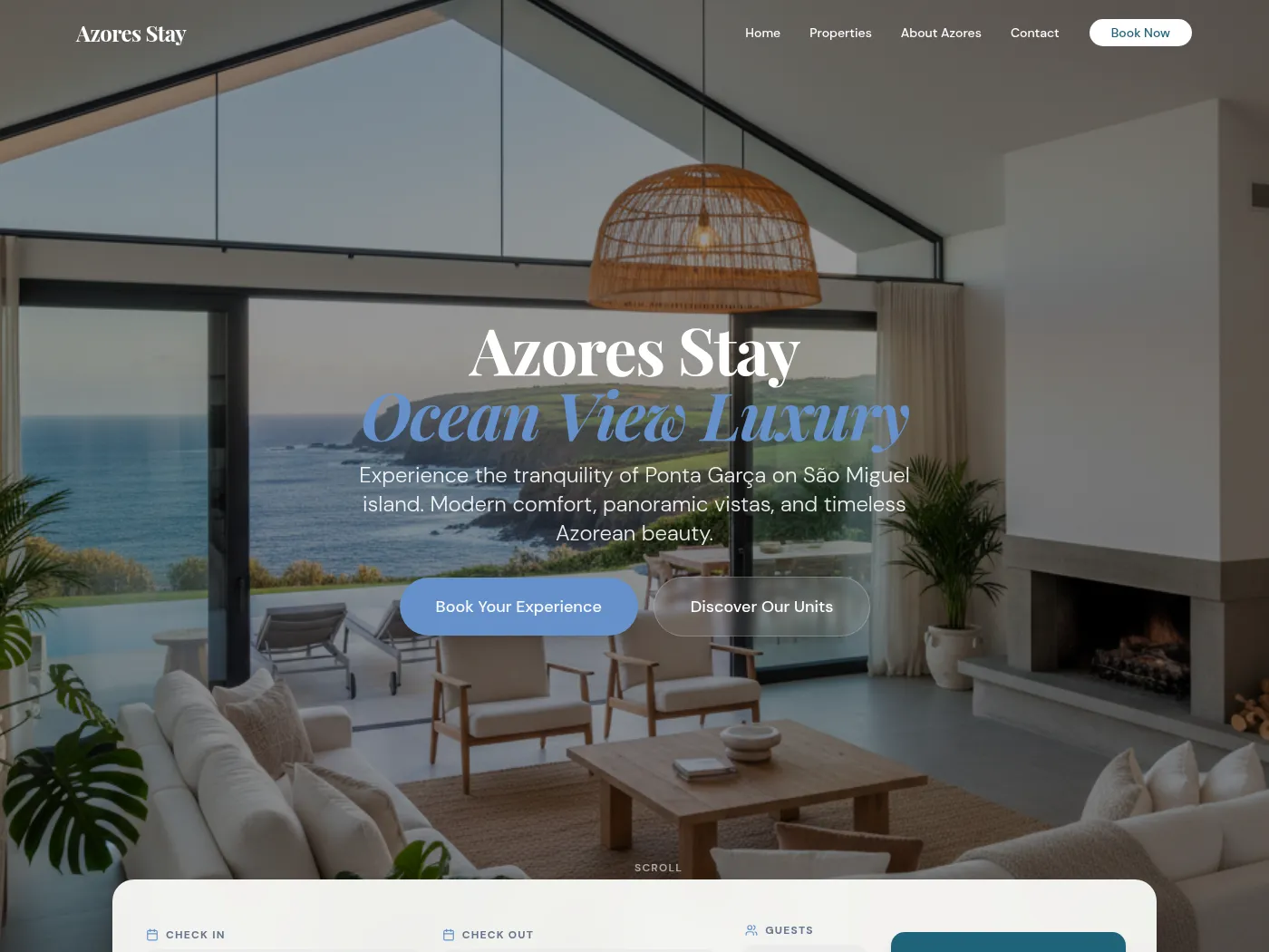 Azores Stay Booking