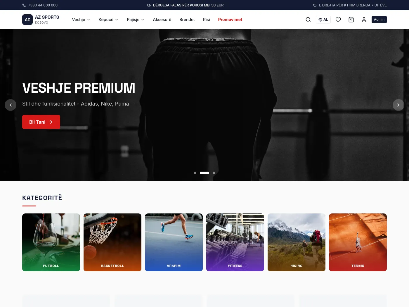 Az Sports E-Commerce Pro