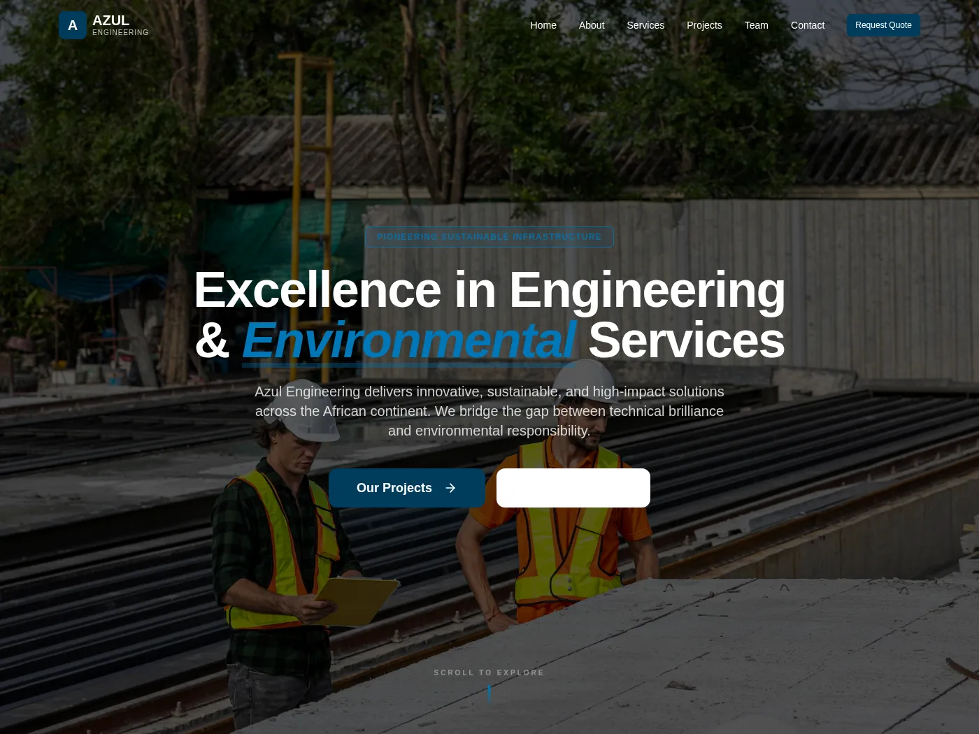 Azul Engineering Website