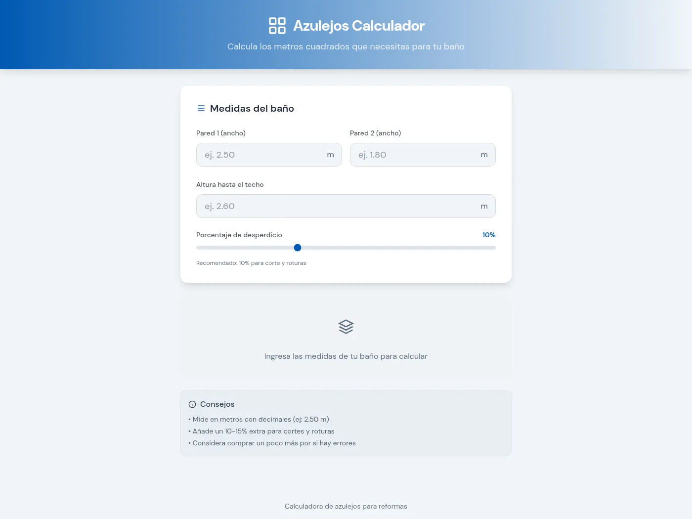 Azulejos Calculador AI