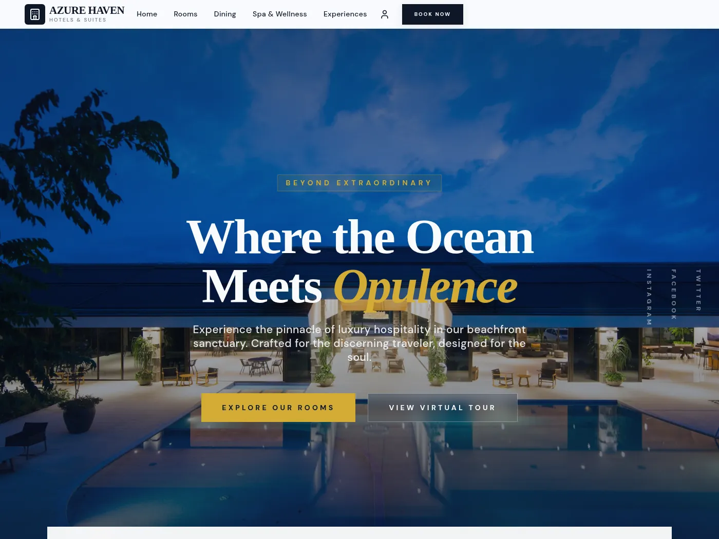 Azure Haven Booking Site