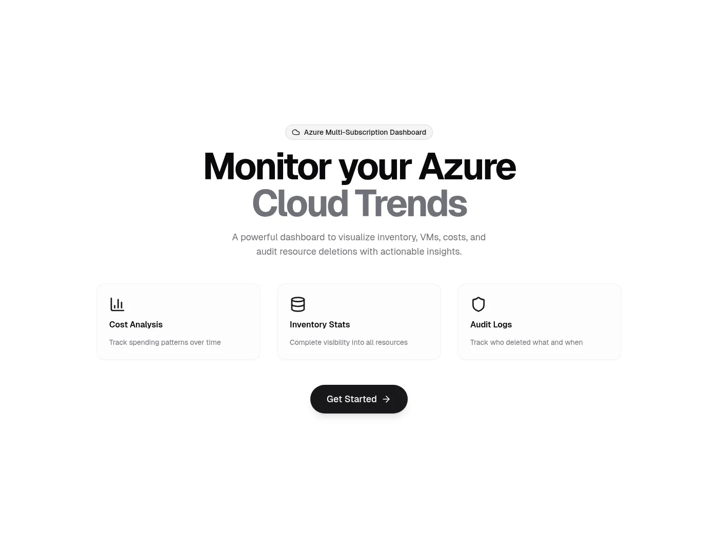 Azure Trend Dashboard