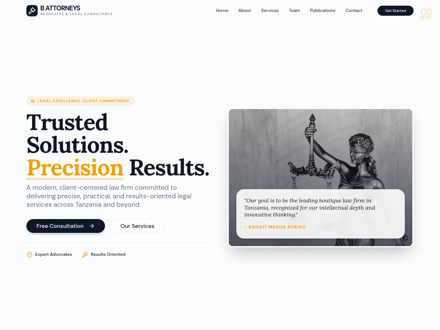 B Attorneys Law Firm Site