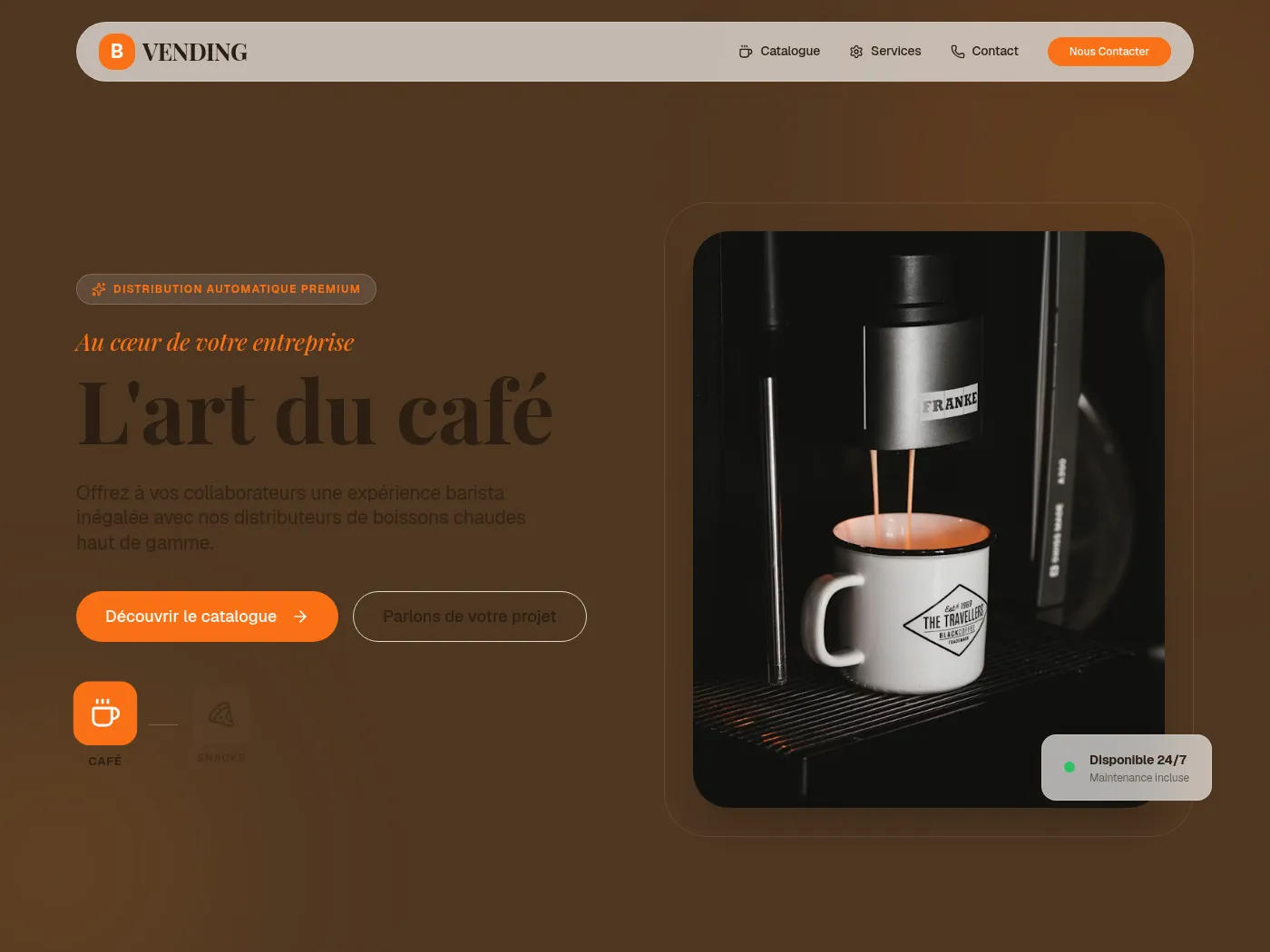 B Vending Web Portal