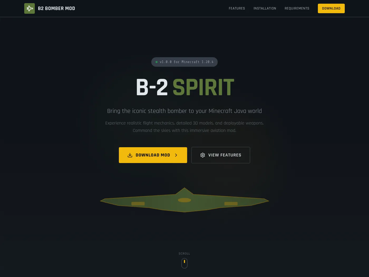 B2 Bomber Mod