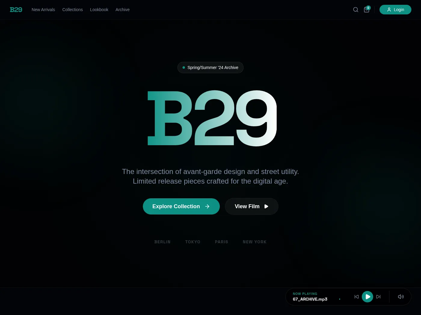 B29 Clothing Shop