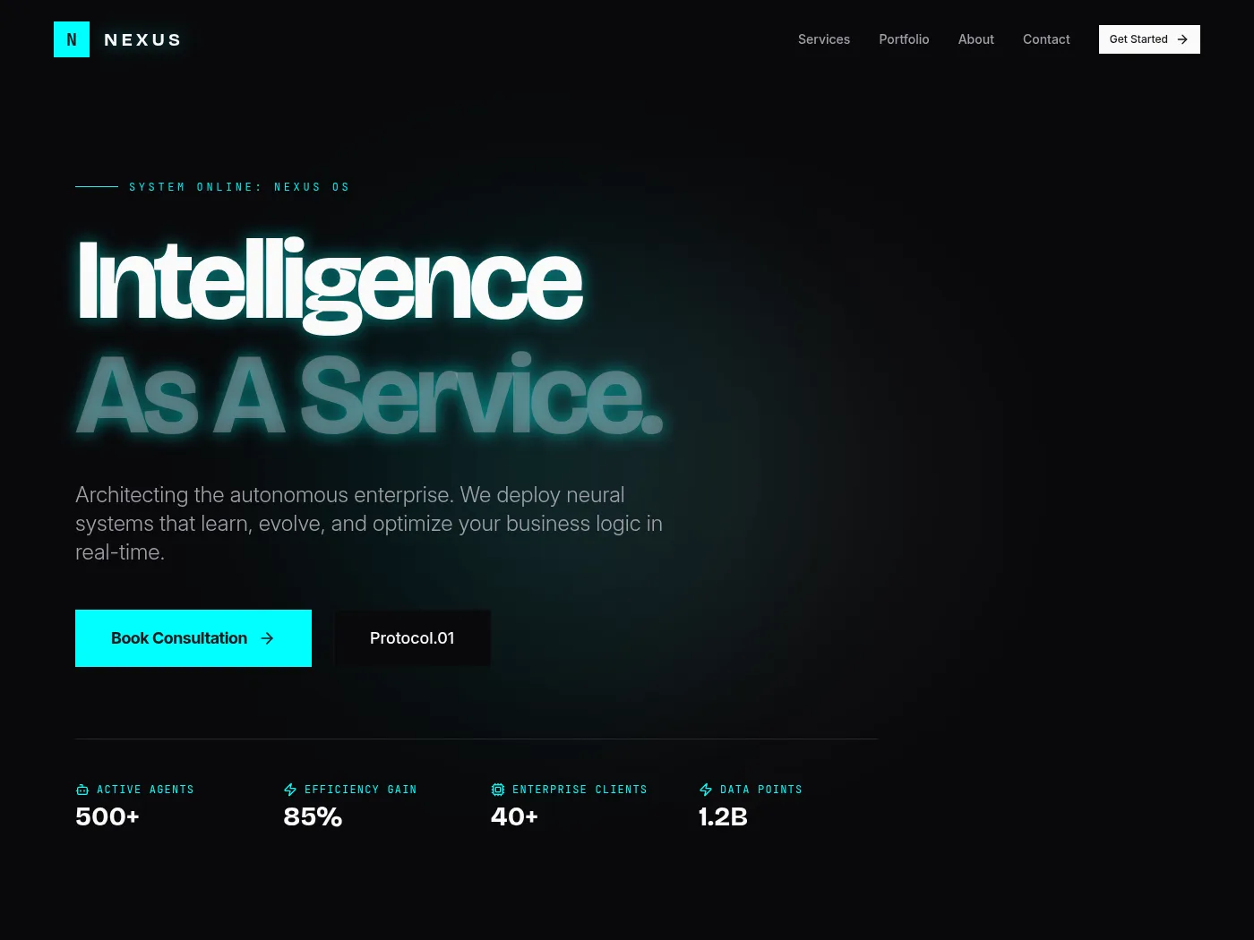 B2B AI Agency Site
