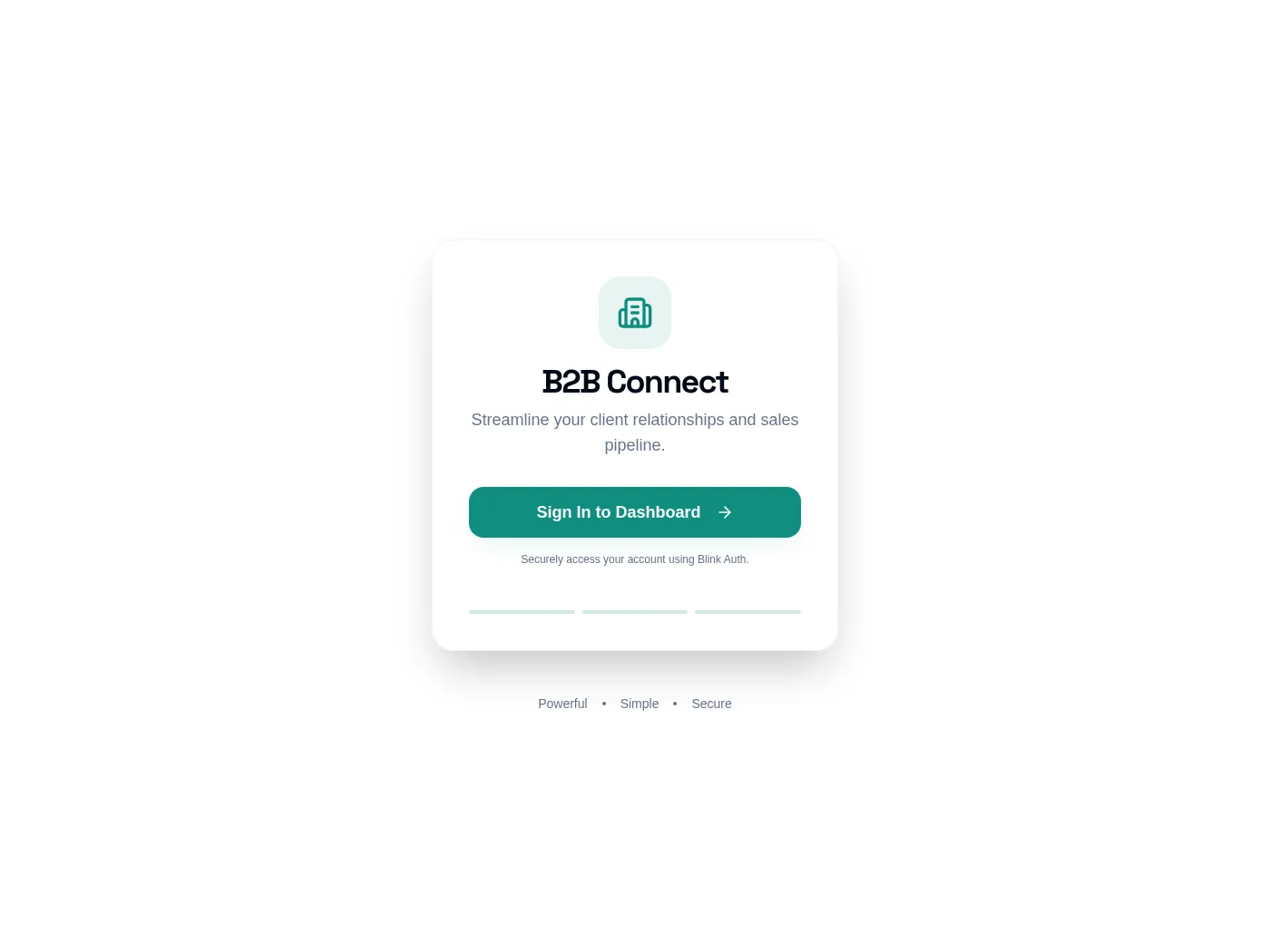 B2B Connect CRM