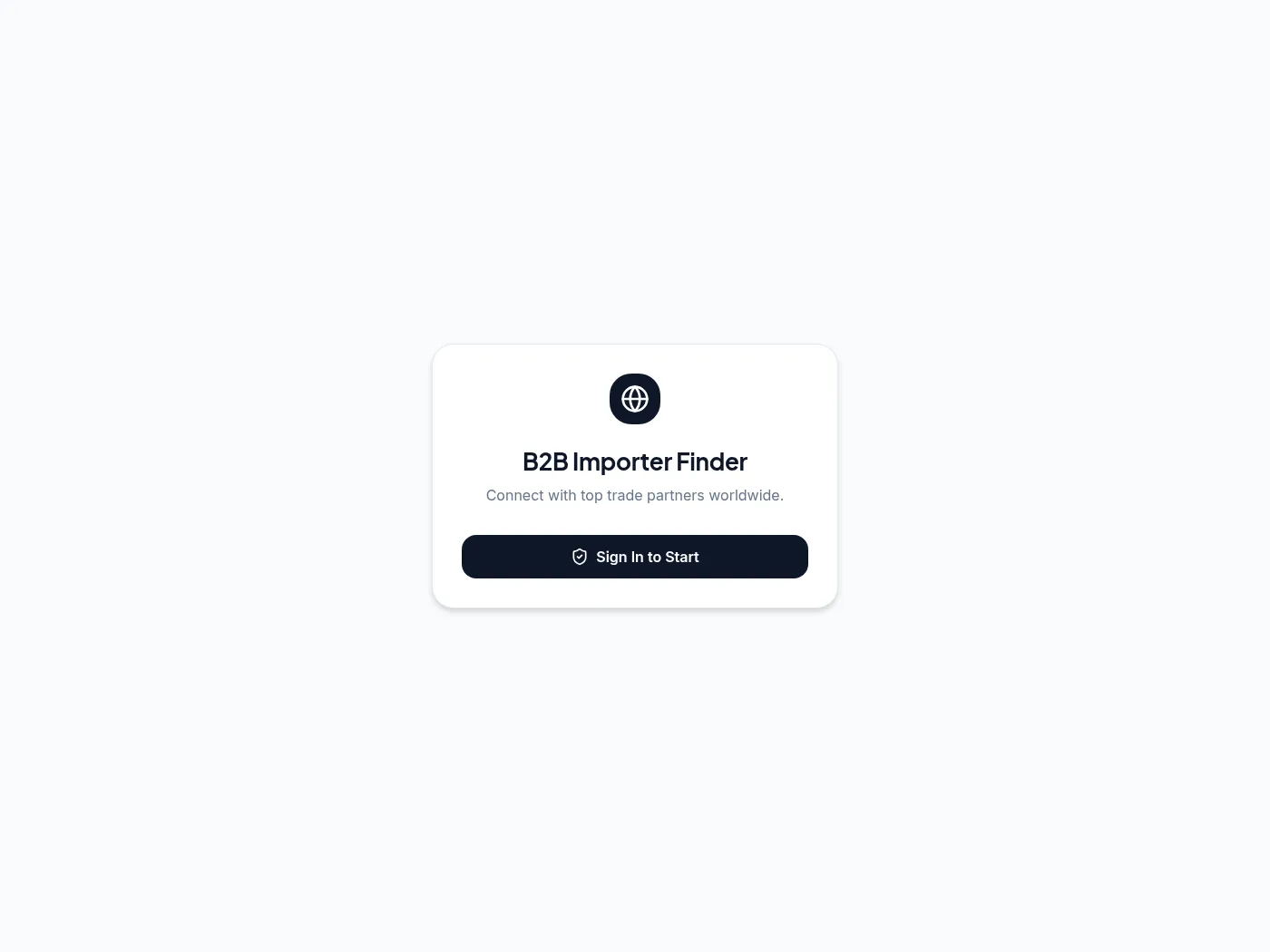 B2B Importer Finder
