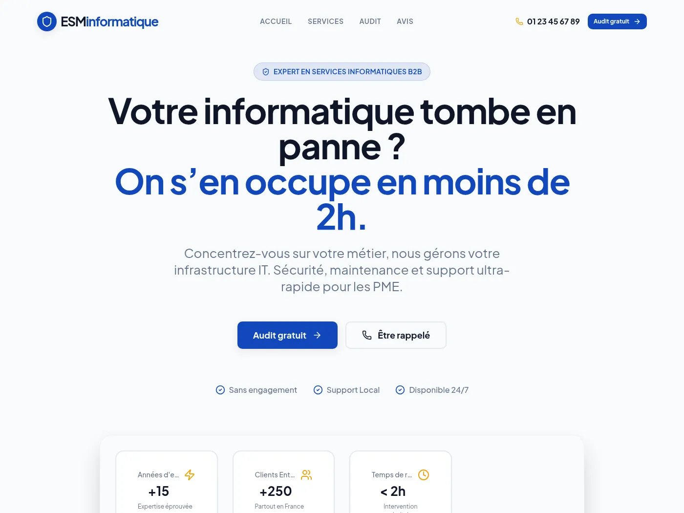 LeadGen IT Landing Page