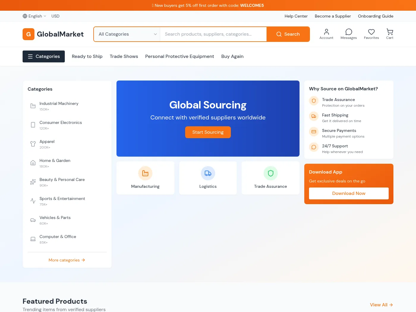 GlobalMarket Clone